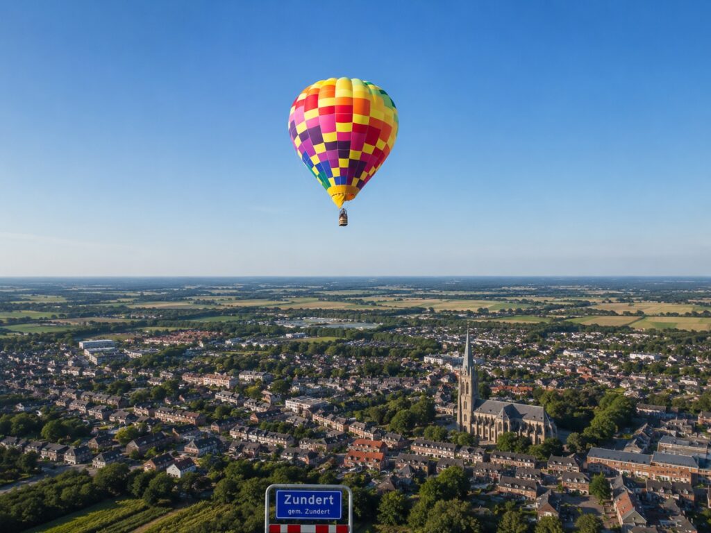 Passagier springt uit luchtballon boven Zundert: hulpdiensten massaal ...
